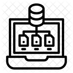 Database Connection Icon - Download in Line Style