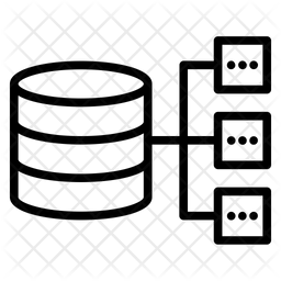 Database Connection Icon - Download in Line Style