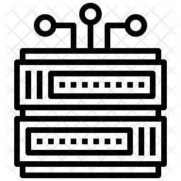 Database Connection Icon - Download in Line Style