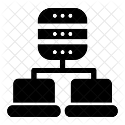 Database Connection Icon - Download in Glyph Style