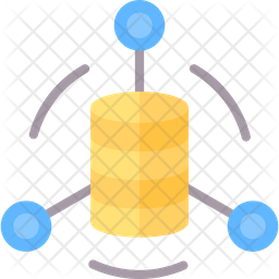Database Connection Icon - Download in Flat Style