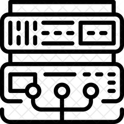 Database Connection Icon - Download in Line Style