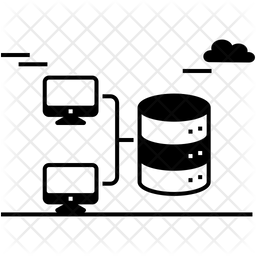 Database Connection Icon - Download in Glyph Style