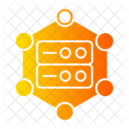Database Connection Icon - Download in Gradient Style