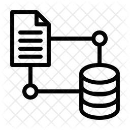 Database File Icon - Download in Line Style