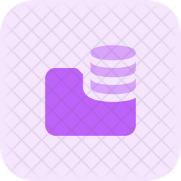 Database File Icon - Download in Flat Style