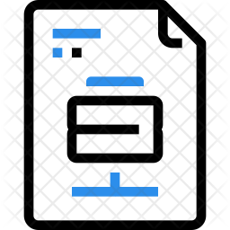 Database file Icon - Download in Line Style