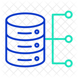 Database Flow Icon - Download in Line Style