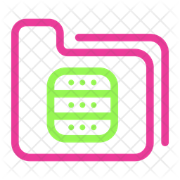 Database Folder Icon - Download in Dualtone Style