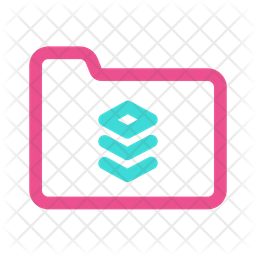 Database Folder Icon - Download in Dualtone Style