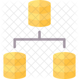 Database Management System Icon - Download in Flat Style