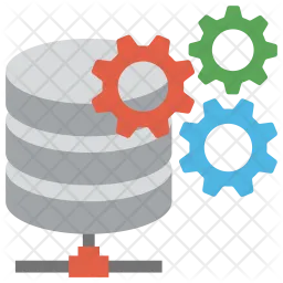 Database Management System Icon - Download in Flat Style