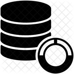 Database Storage Icon - Download in Glyph Style