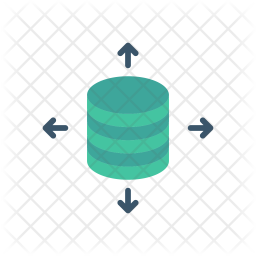 Database storage Icon - Download in Flat Style