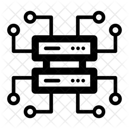 Database Structure Icon - Download in Line Style