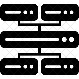 Database structure Icon - Download in Glyph Style