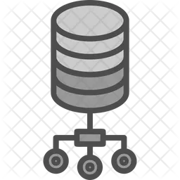 Database Structure Icon - Download in Dualtone Style
