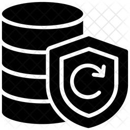 Database Technology Icon - Download in Glyph Style