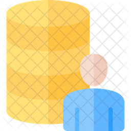 Database User Icon - Download in Flat Style