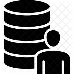 Database User Icon - Download in Glyph Style