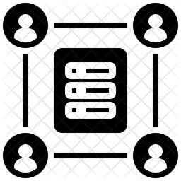 Data Strategy Icon - Download in Glyph Style