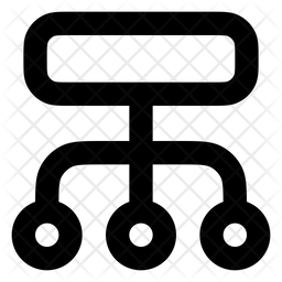 Dataflow Icon - Download in Line Style