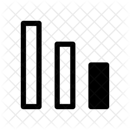 Decrease Chart Icon - Download in Glyph Style