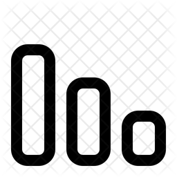 Decrease Chart Icon - Download in Line Style