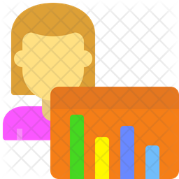Decrease graph Icon - Download in Flat Style