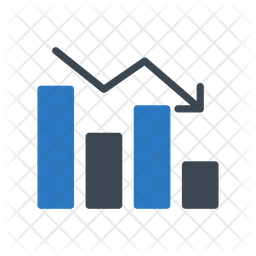 Decrease Graph Icon - Download in Flat Style