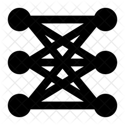 Deep Learning Icon - Download in Glyph Style