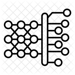 Deep Learning Icon - Download in Line Style