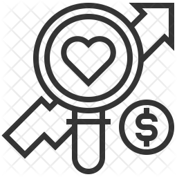 Demand Icon - Download in Line Style