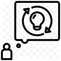 Demand Icon - Download in Line Style