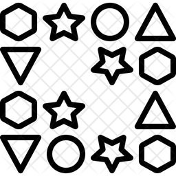 Design Pattern Icon - Download in Line Style