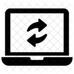 Device Synchronization Icon - Download in Glyph Style