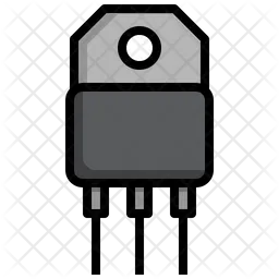 Diode Icon - Download in Colored Outline Style