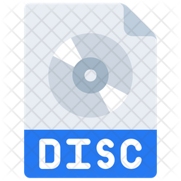 Disc File Icon - Download in Flat Style