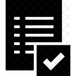 Document Checklist Icon - Download in Dualtone Style