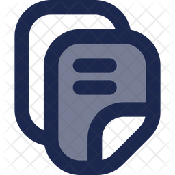 Documentation Icon - Download in Colored Outline Style