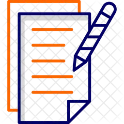 Documents Icon - Download in Dual Tone Style