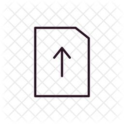 Download File Icon - Download in Line Style