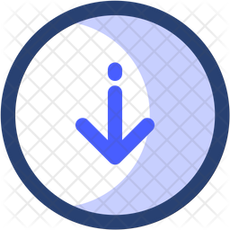 Downloading Icon - Download in Rounded Style