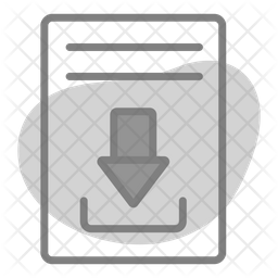 Downloads Icon - Download in Dualtone Style