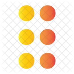 Drag indicator Icon - Download in Gradient Style