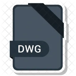 Dwg file Icon - Download in Flat Style