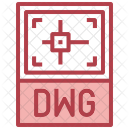 Dwg File Icon - Download in Dualtone Style