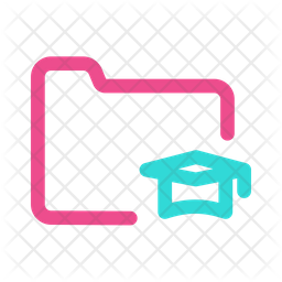 Education Folder Icon - Download in Dualtone Style