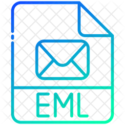 Eml Icon - Download in Gradient Style