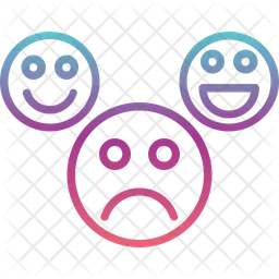 Emojis Icon - Download in Gradient Style